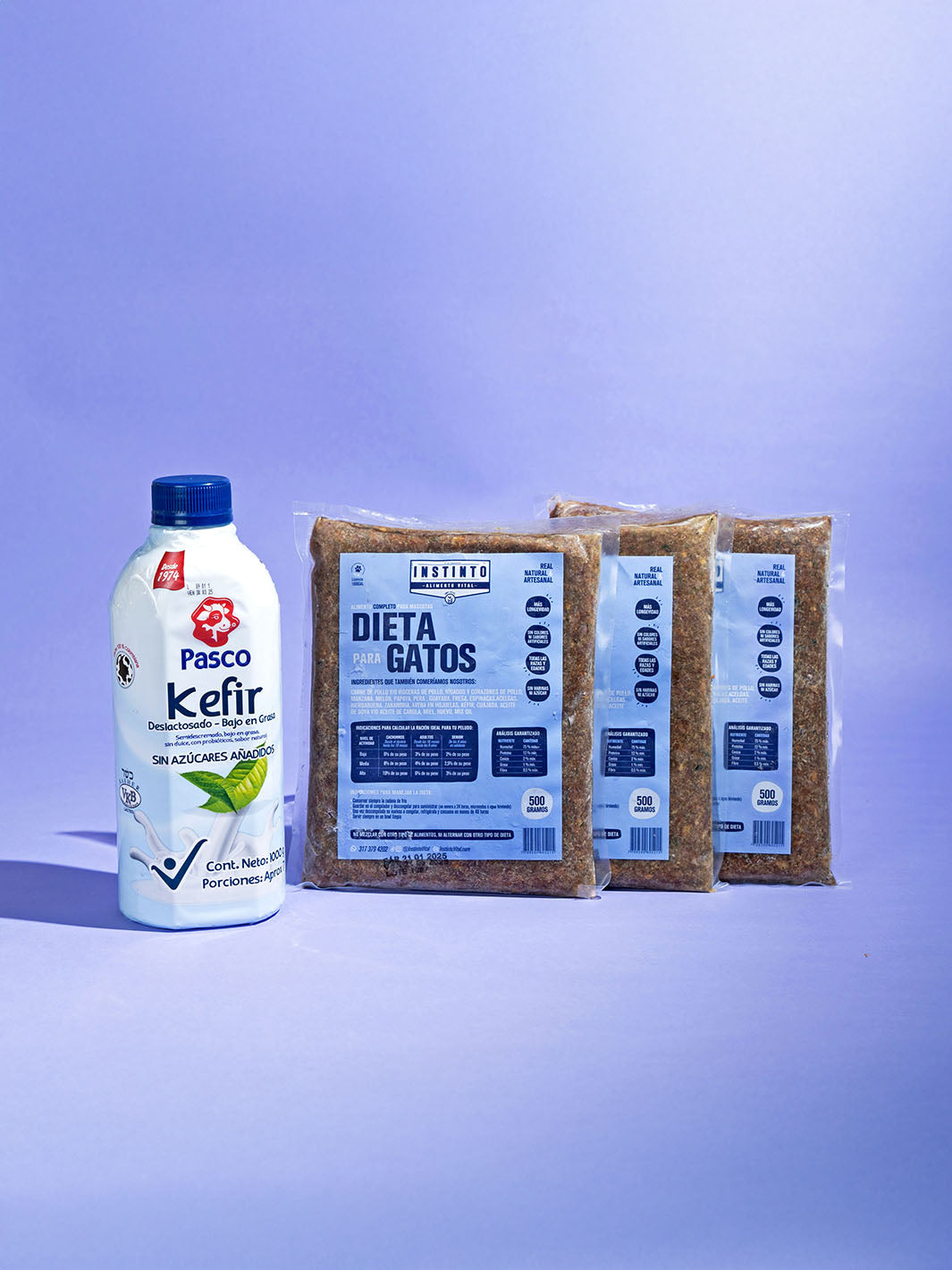 Kit BARF Gatos x3 | Alimento Natural – Instinto Vital